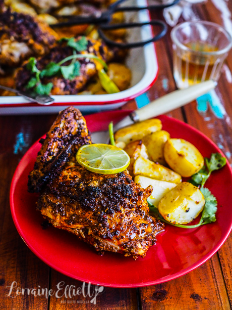 Achiote Annatto Chicken With Potatoes @ Not Quite Nigella
