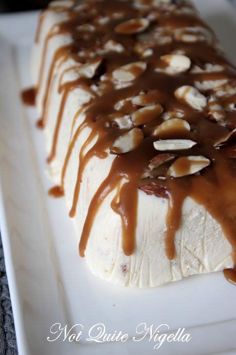 Almond Parfait With Caramel Sauce recipe @ Not Quite Nigella