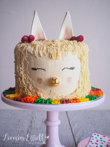 Alpaca Llama Cake recipe @ Not Quite Nigella