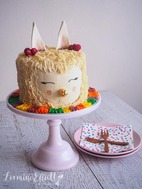 Alpaca Llama Cake recipe @ Not Quite Nigella