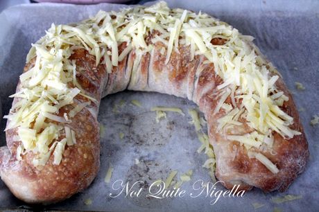 Savoury Breakfast Strudel with Bacon, Eggs & Cheese @ Not Quite Nigella