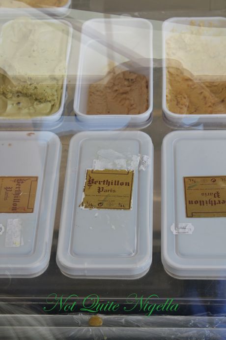 Berthillon ice cream, Ile St Louis, Paris, Review @ Not Quite Nigella