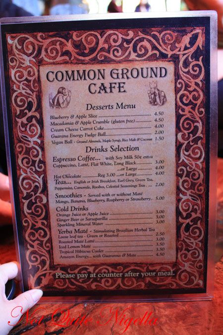 Common Ground Cafe, Katoomba review @ Not Quite Nigella