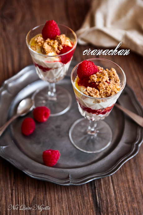 Cranachan Recipe healthy @ Not Quite Nigella