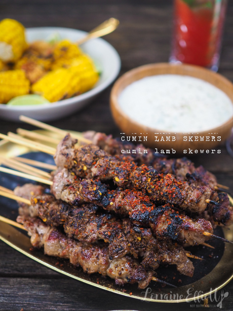Cumin Lamb Skewers @ Not Quite Nigella