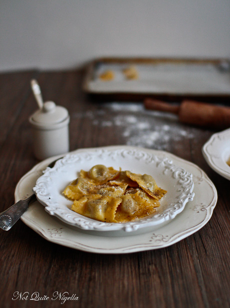 Duck & Porcini Ravioli @ Not Quite Nigella
