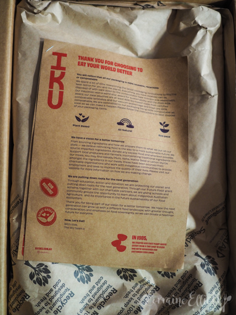 Eat IKU Home Delivery Plant Based Vegan @ Not Quite Nigella