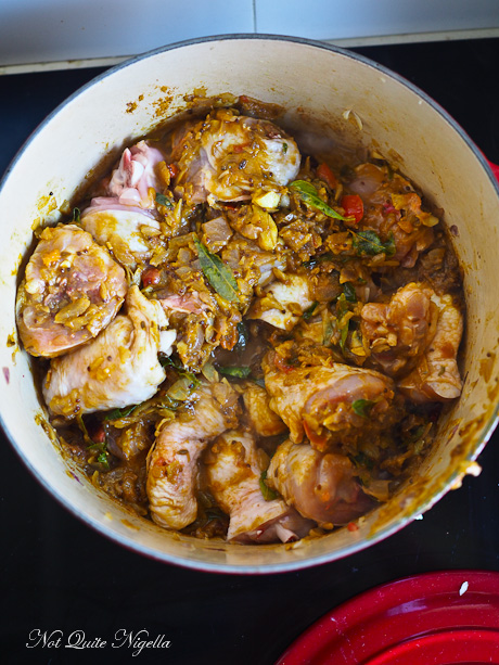 Fijian Chicken Curry and Curry Leaf Rice @ Not Quite Nigella