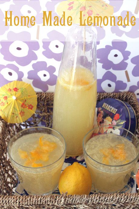 Recipe: Home made Lemonade @ Not Quite Nigella