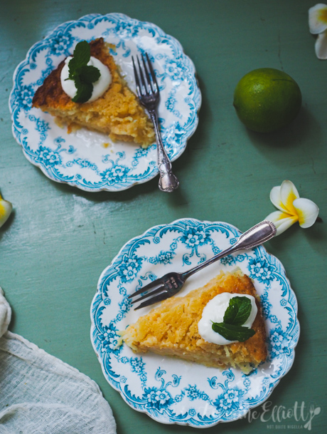 Impossible Coconut Pie @ Not Quite Nigella