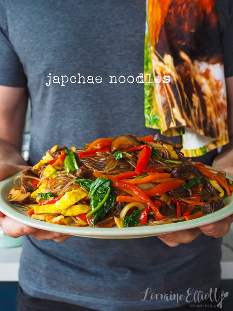 Japchae Noodles @ Not Quite Nigella