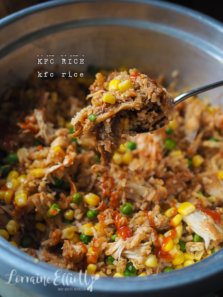 KFC Rice recipe @ Not Quite Nigella