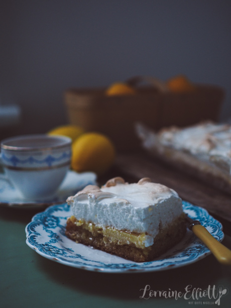 Lemon Meringue Slice @ Not Quite Nigella