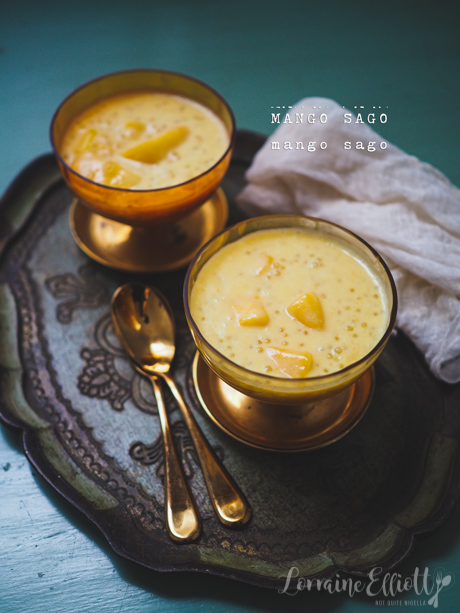 Mangoes & Cream Sago Pudding @ Not Quite Nigella