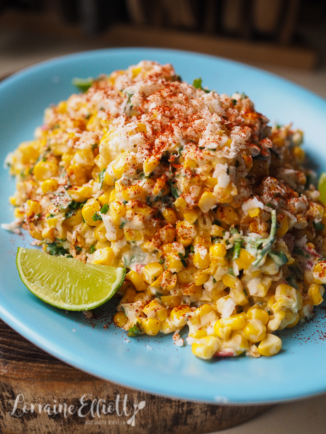 Esquites Mexican Street Corn Salad @ Not Quite Nigella