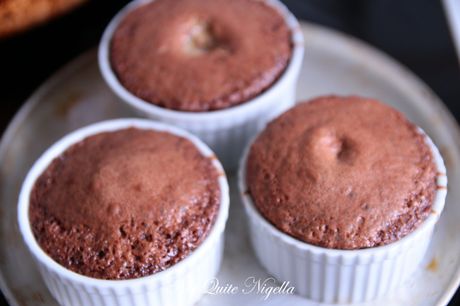 Molten Chocolate Peanut Butter Pudding @ Not Quite Nigella
