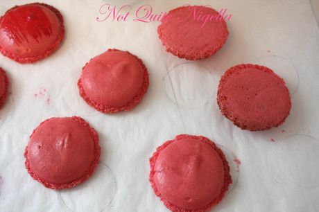 Paintbrush Macarons @ Not Quite Nigella