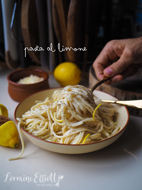 Pasta Al Limone or Lemon Pasta @ Not Quite Nigella
