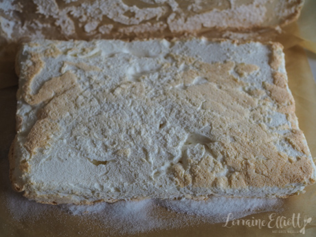 Pavlova Roulade With Watermelon & Strawberry @ Not Quite Nigella