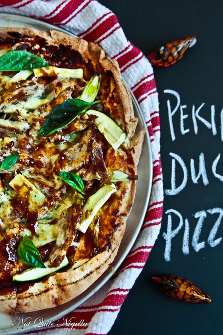 Peking Duck Pizza @ Not Quite Nigella