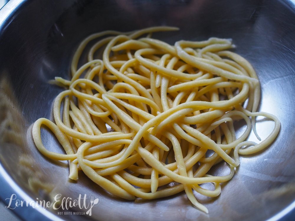 Pici Pasta Homemade Fresh @ Not Quite Nigella