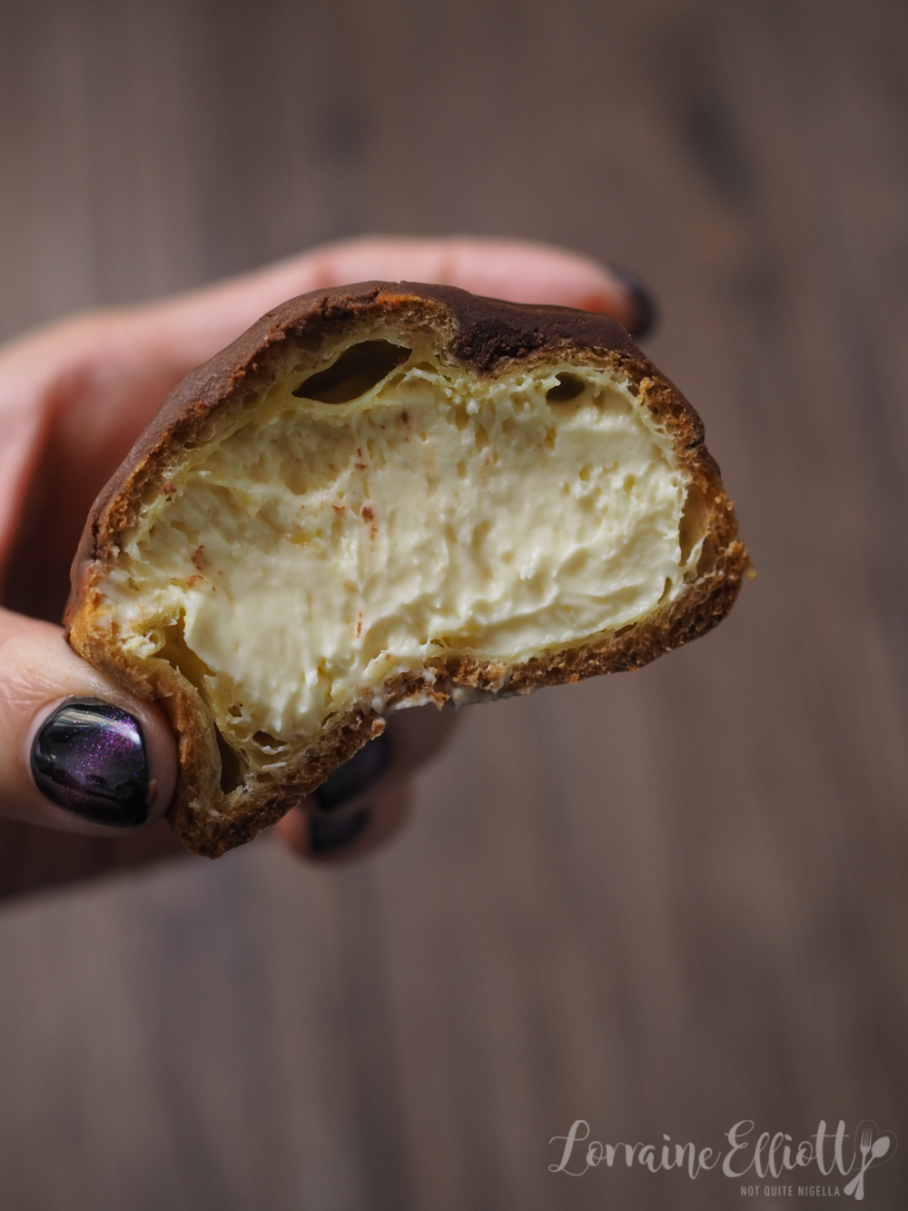 Profiteroles Mascarpone Cream & Chocolate Sauce @ Not Quite Nigella