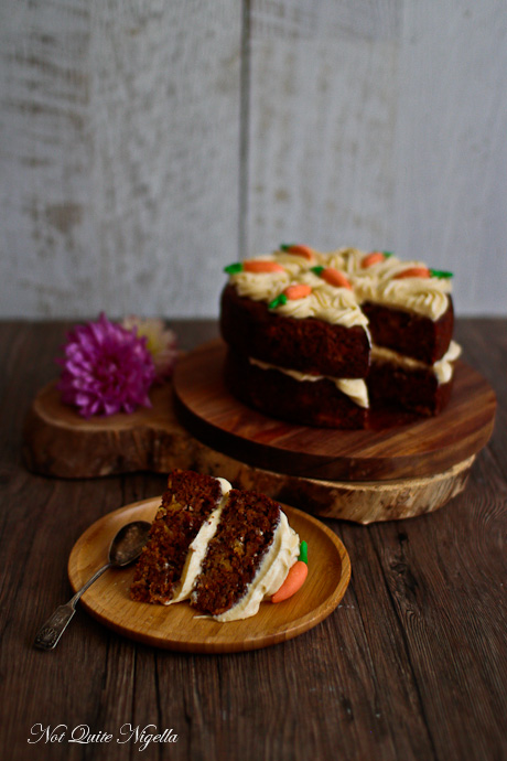 Pumpkin Carrot Cake With Spiced Cream Cheese Frosting @ Not Quite Nigella