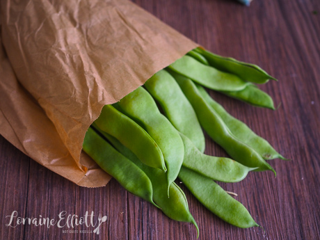 Roman Romano Beans recipe @ Not Quite Nigella