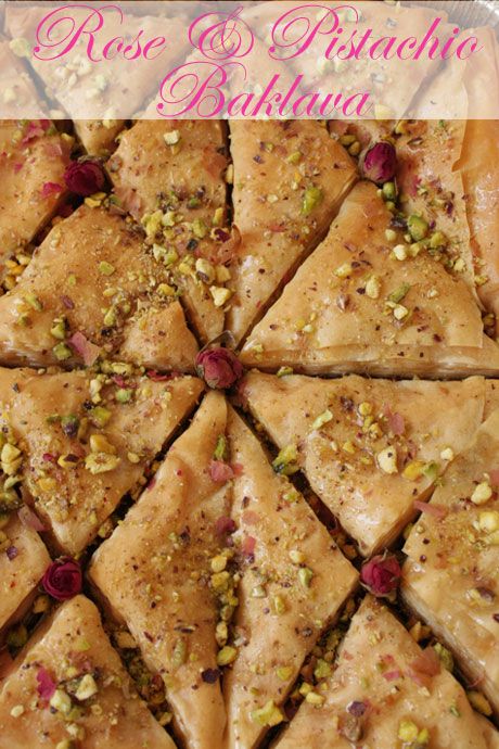 Rose & Pistachio Browned Butter Baklava & a Persian Feast @ Not Quite ...