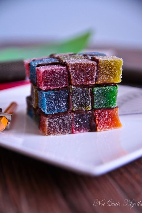 Rubix Cube Jubes, Make Your Own Jubes @ Not Quite Nigella