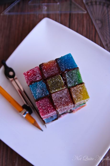 Rubix Cube Jubes, Make Your Own Jubes @ Not Quite Nigella