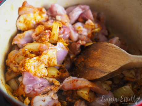 Samoan Chicken Curry Kale Moa @ Not Quite Nigella