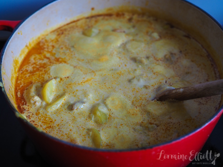 Samoan Chicken Curry Kale Moa @ Not Quite Nigella