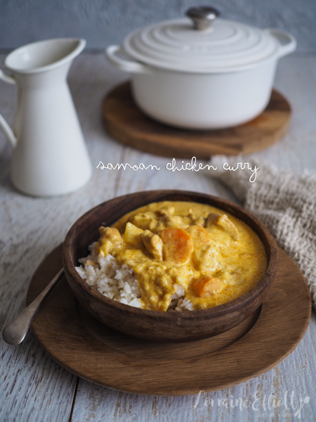 Samoan Chicken Curry Kale Moa @ Not Quite Nigella