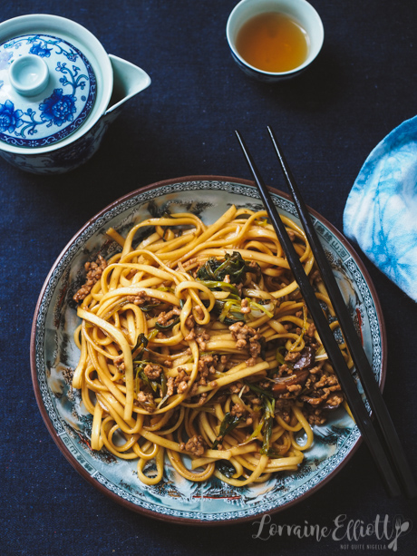 Scallion Noodles @ Not Quite Nigella