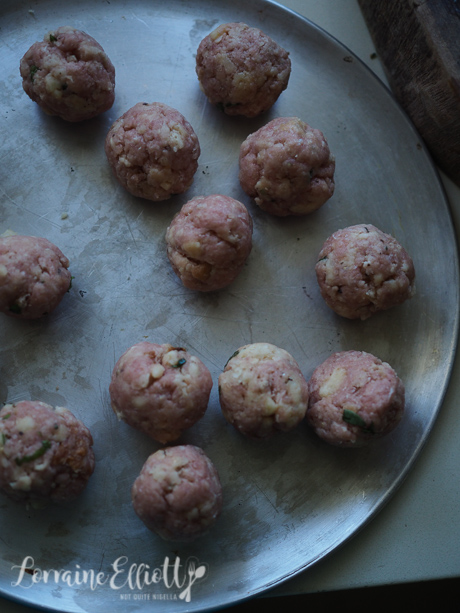 Sciusceddu Italian Meatball Broken Egg Soup For Easter @ Not Quite Nigella