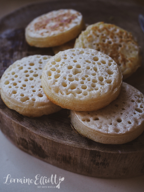 Sourdough Crumpets @ Not Quite Nigella