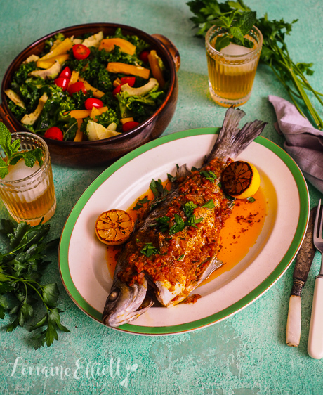 Spiced Whole Baked Fish @ Not Quite Nigella