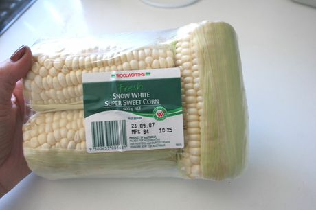 Sweet corn ice cream recipe @ Not Quite Nigella