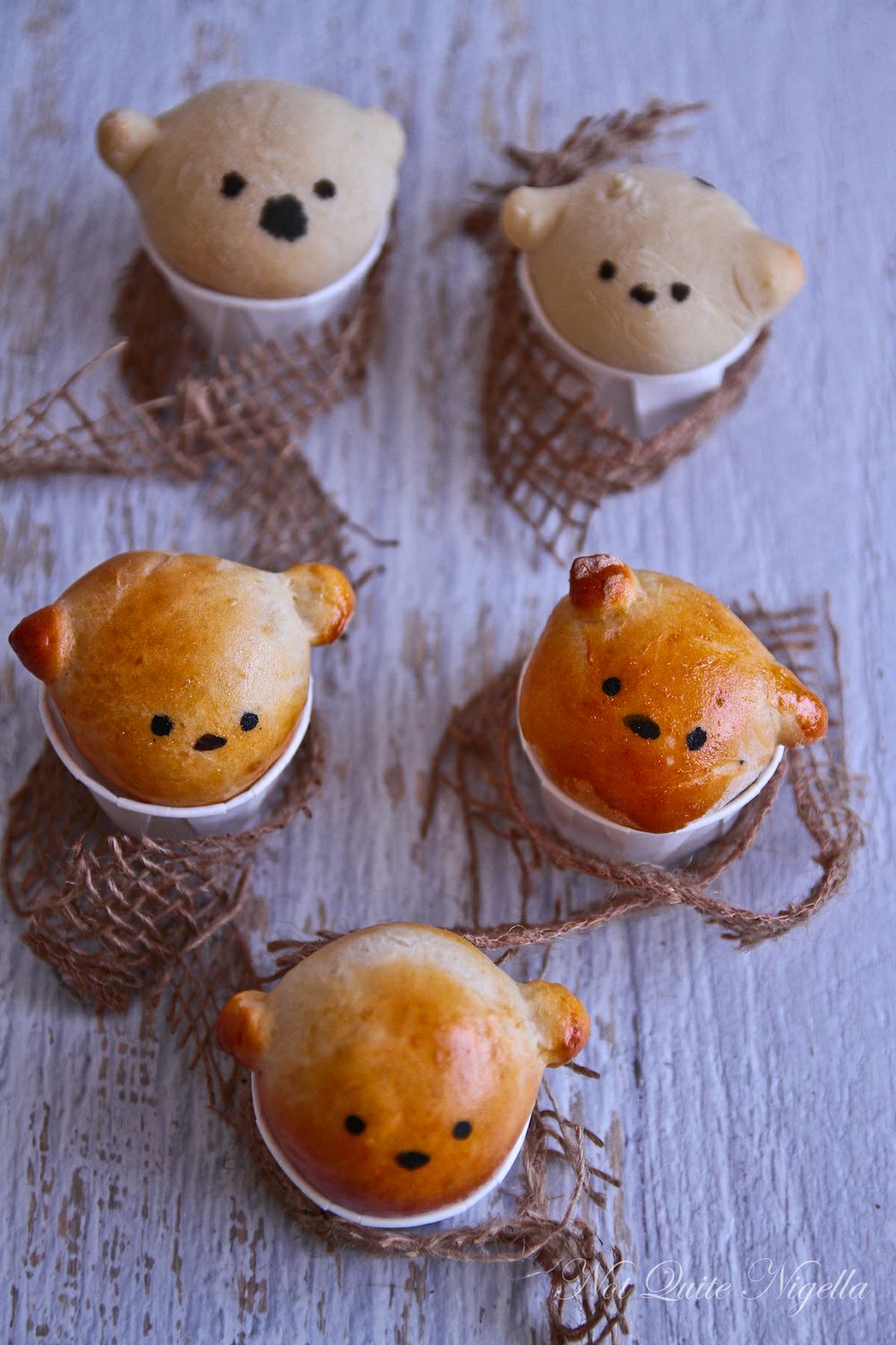 Honey Bread Bears @ Not Quite Nigella