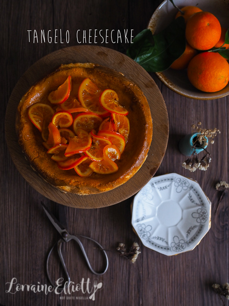 Tangelo recipe Cheesecake @ Not Quite Nigella