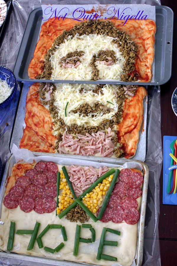 Recipe: Barack Obama Inauguration Pizza @ Not Quite Nigella