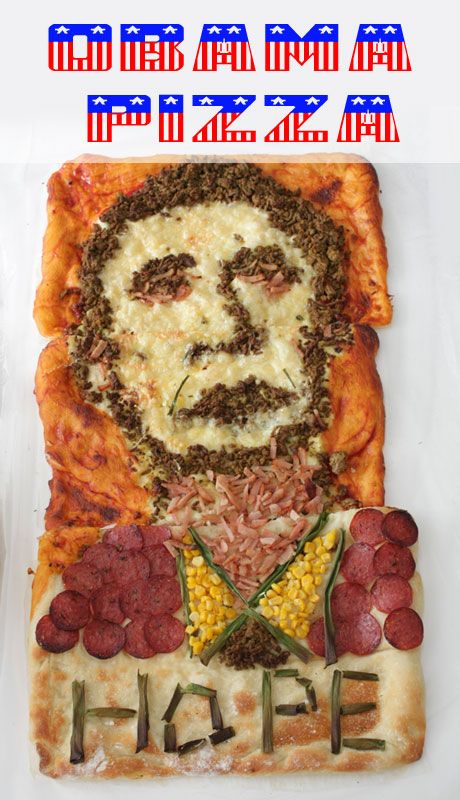 Recipe: Barack Obama Inauguration Pizza @ Not Quite Nigella
