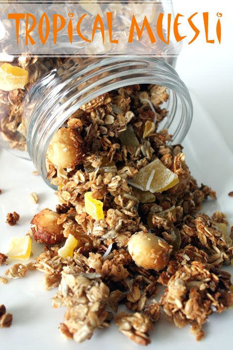 Recipe: Low fat Low GI tropical muesli with mango, coconut and ...