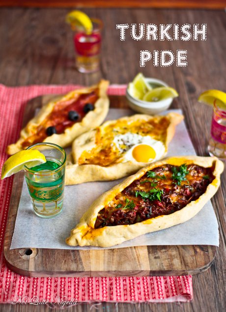 Turkish pide pizza recipe @ Not Quite Nigella