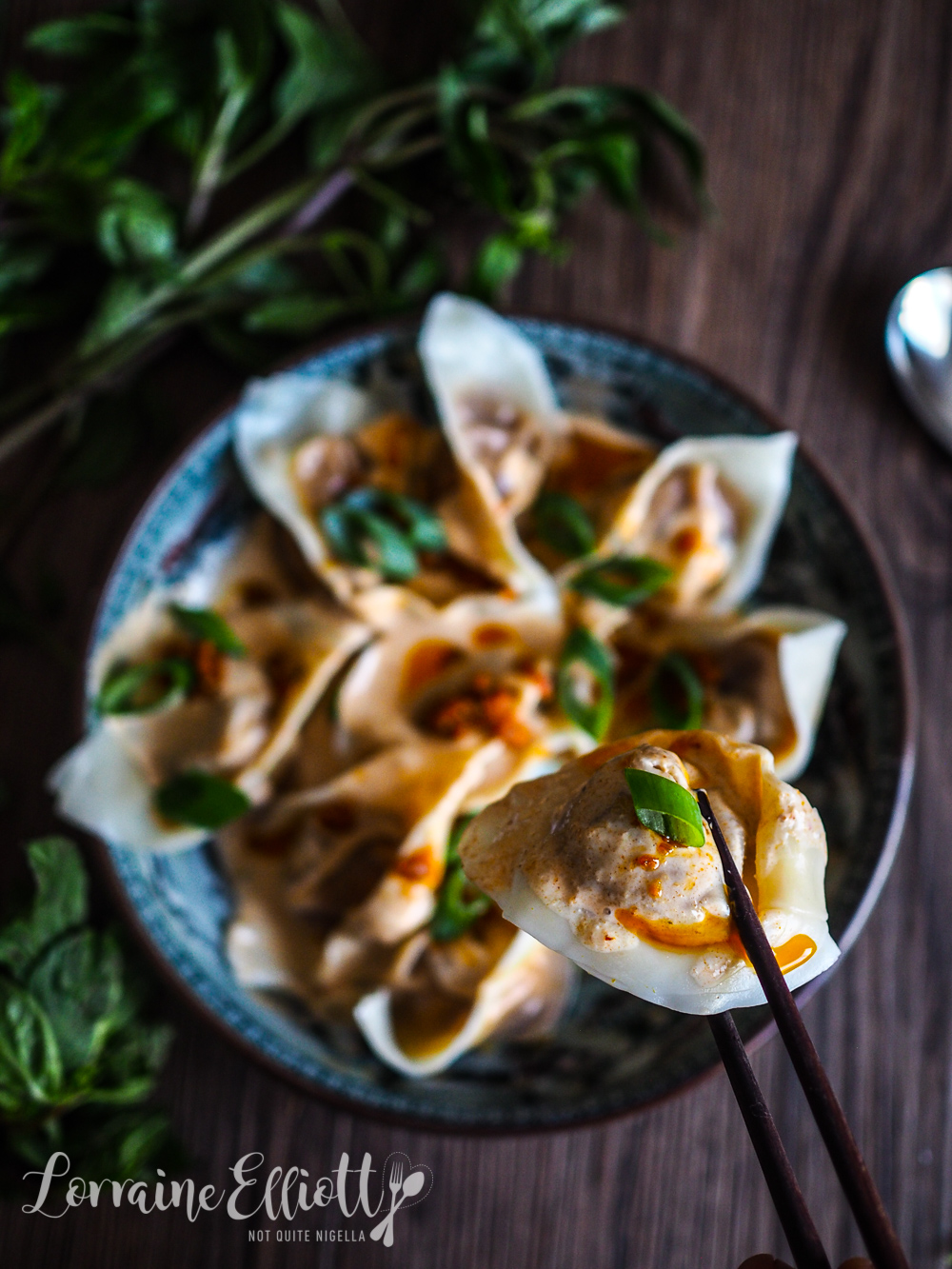Vegan Pumpkin Red Curry Dumplings @ Not Quite Nigella