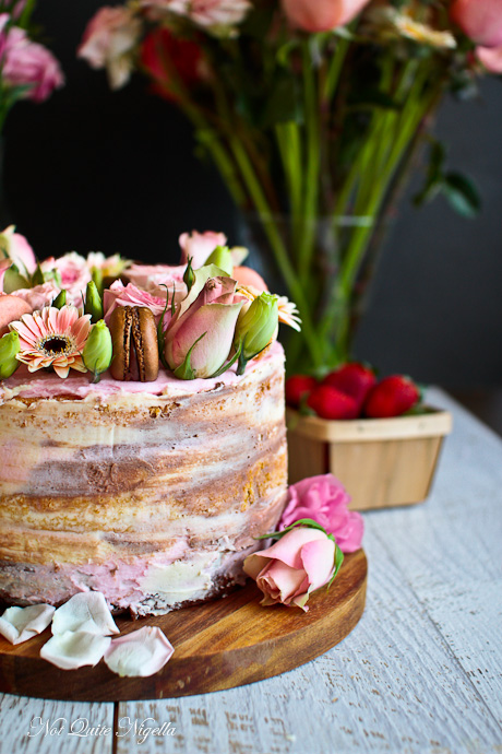 Neapolitan Watercolour Cake @ Not Quite Nigella