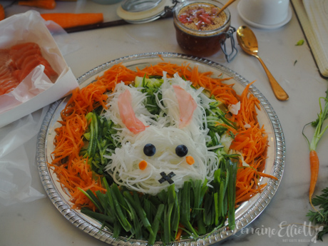 Yee Sang recipe @ Not Quite Nigella