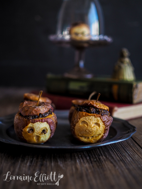 Baked Zombie Heads Apples @ Not Quite Nigella